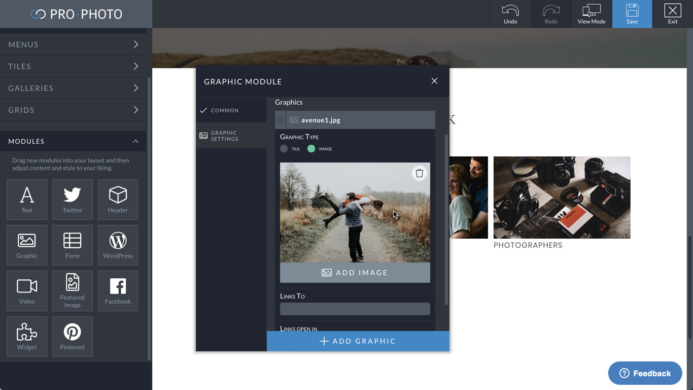 Features » ProPhoto WordPress theme
